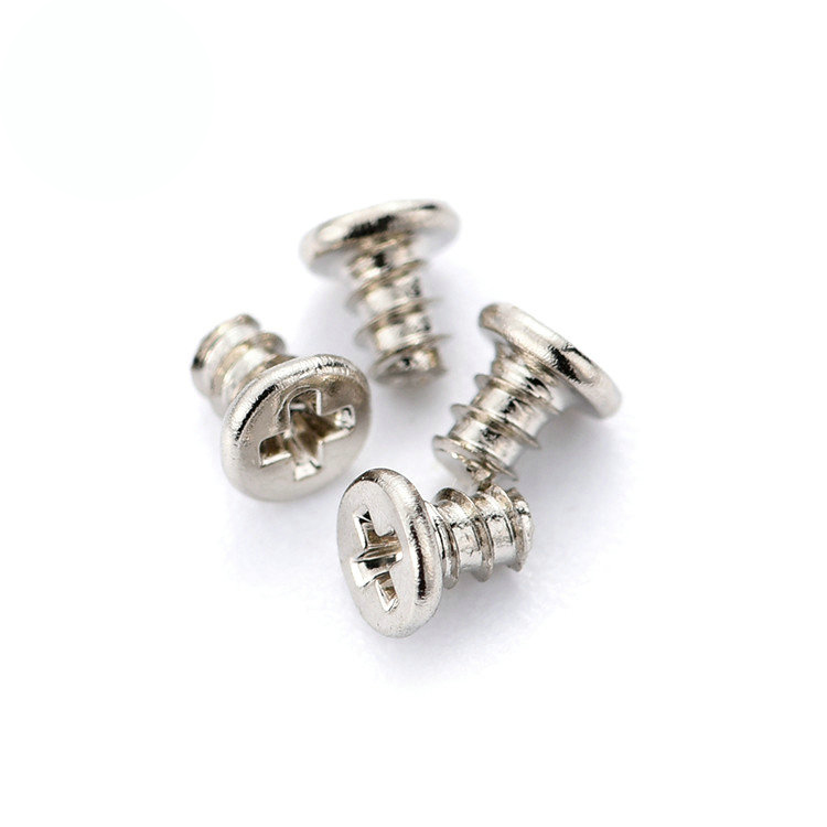 Custom M0.8 M1.0 M1.2 M1.4 M1.7 flat head cross carbon steel micro self ...