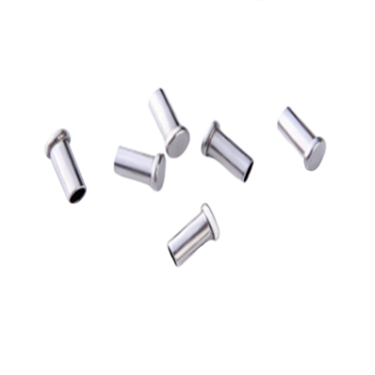 Custom SUS201 stainless steel flat head semi tubular rivet Suppliers ...